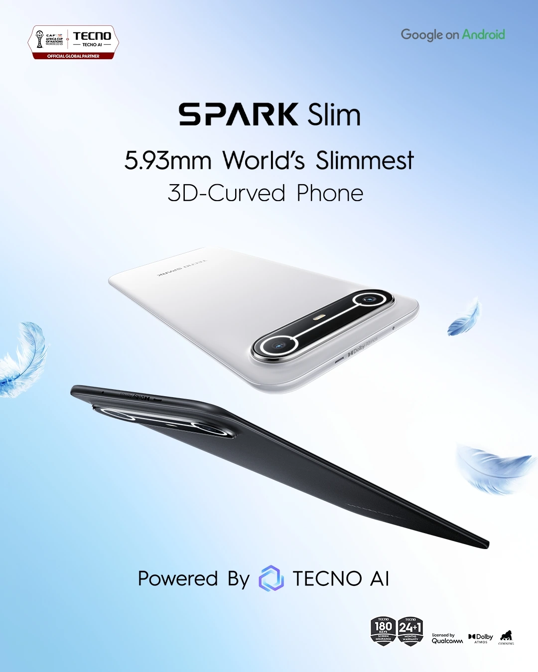 Tecno Spark Slim (256GB/8GB; 50MP Dual Camera; 5200mAh) - Lipa Pole ...